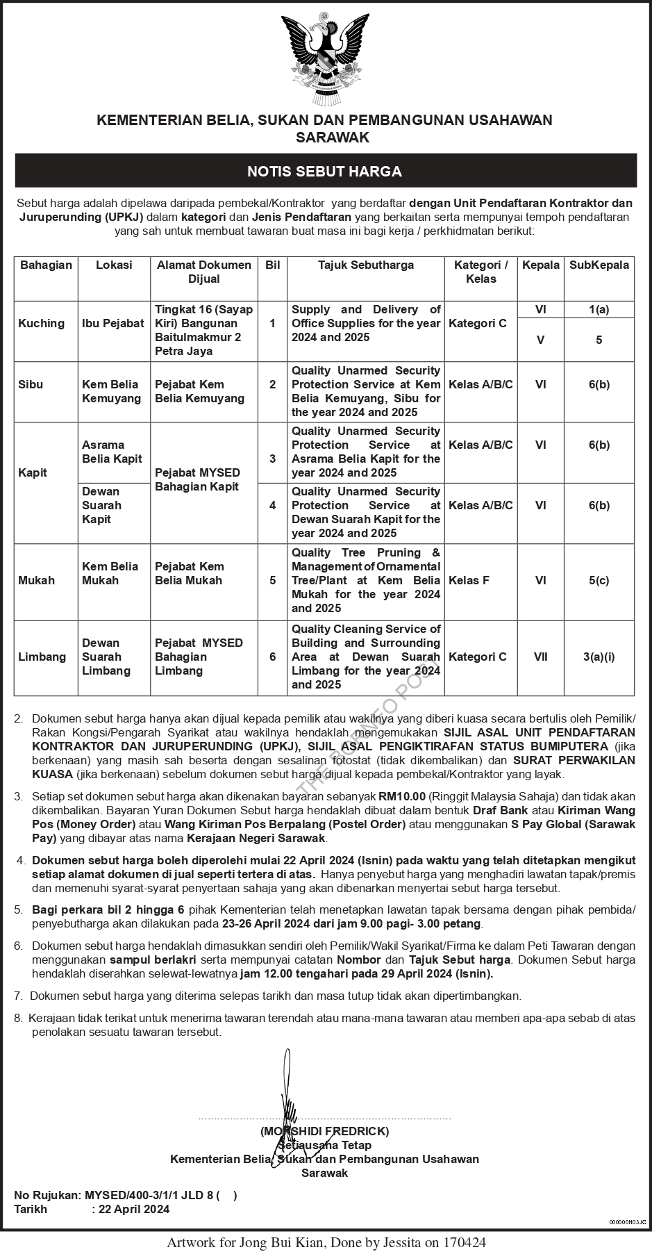 MBJ - Ministry of Youth, Sports And Entrepreneur Development Sarawak